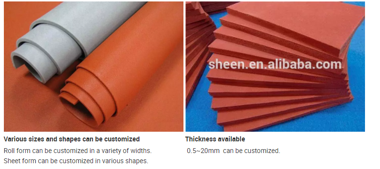 foam silicone sheet - Sheen Thermal Materials Company